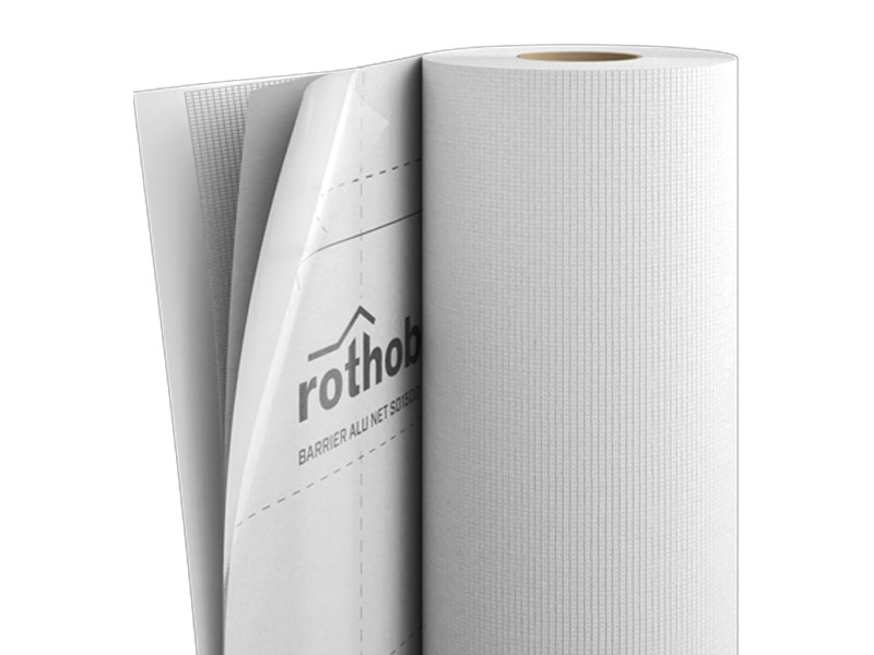 REFLEKTIERENDE DAMPFSPERRE SD > 1500 m | BARRIER ALU NET SD1500 | ROTHOBLAAS